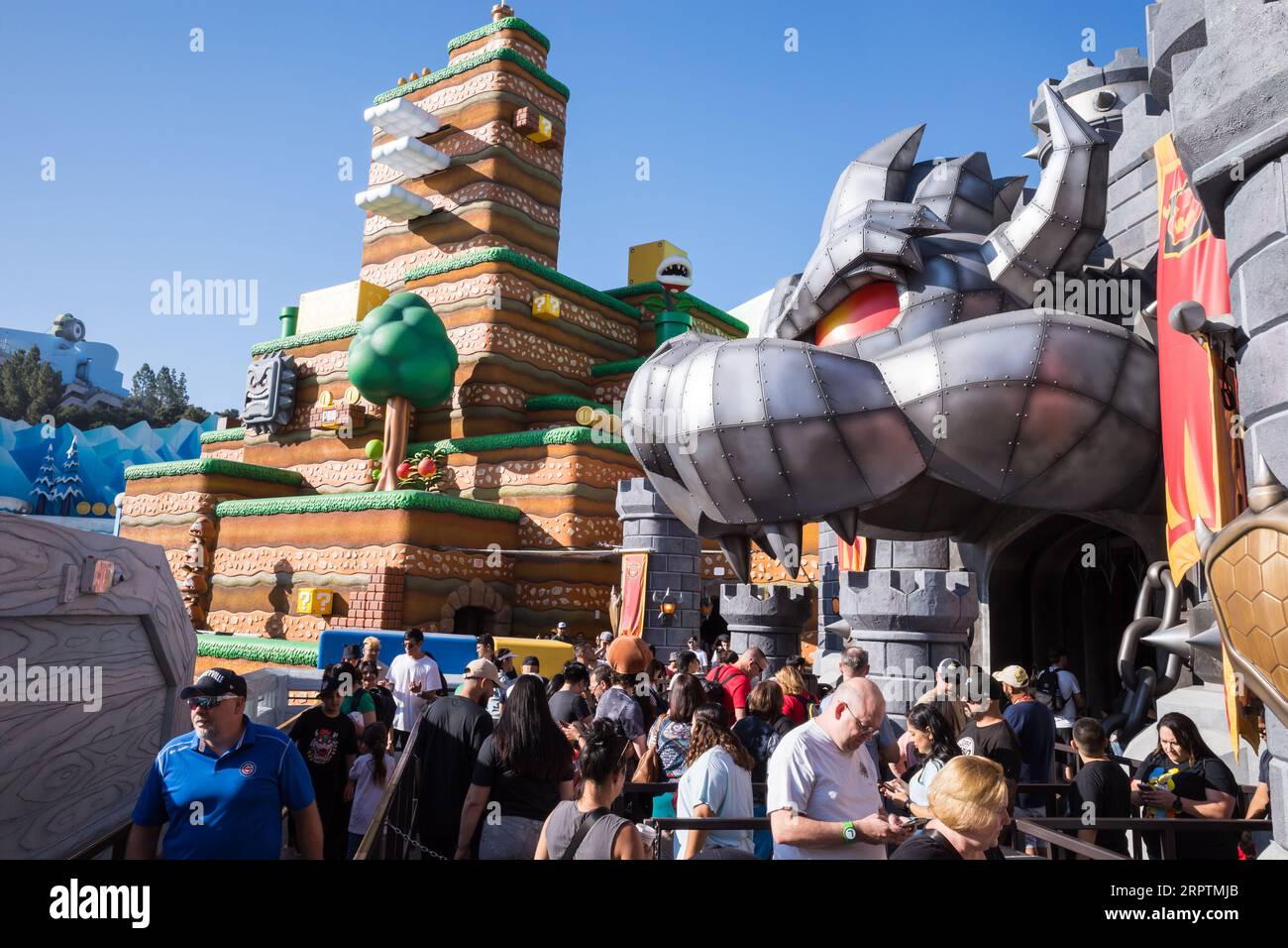Los Angeles, USA. Aug 25, 2023. Universal Studios Super Mario World in ...