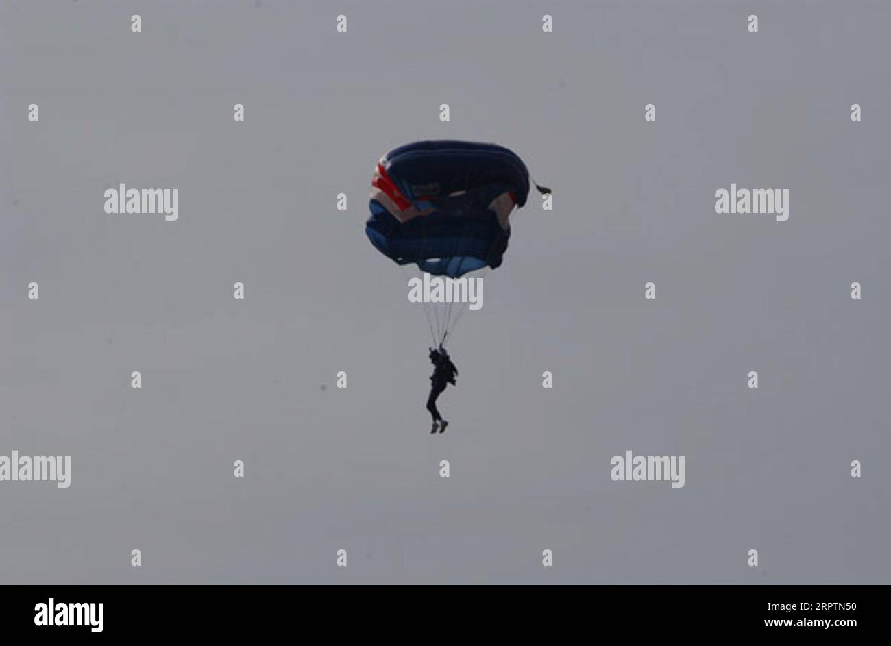 Skydiver team demonstration, among activities marking the centennial of ...