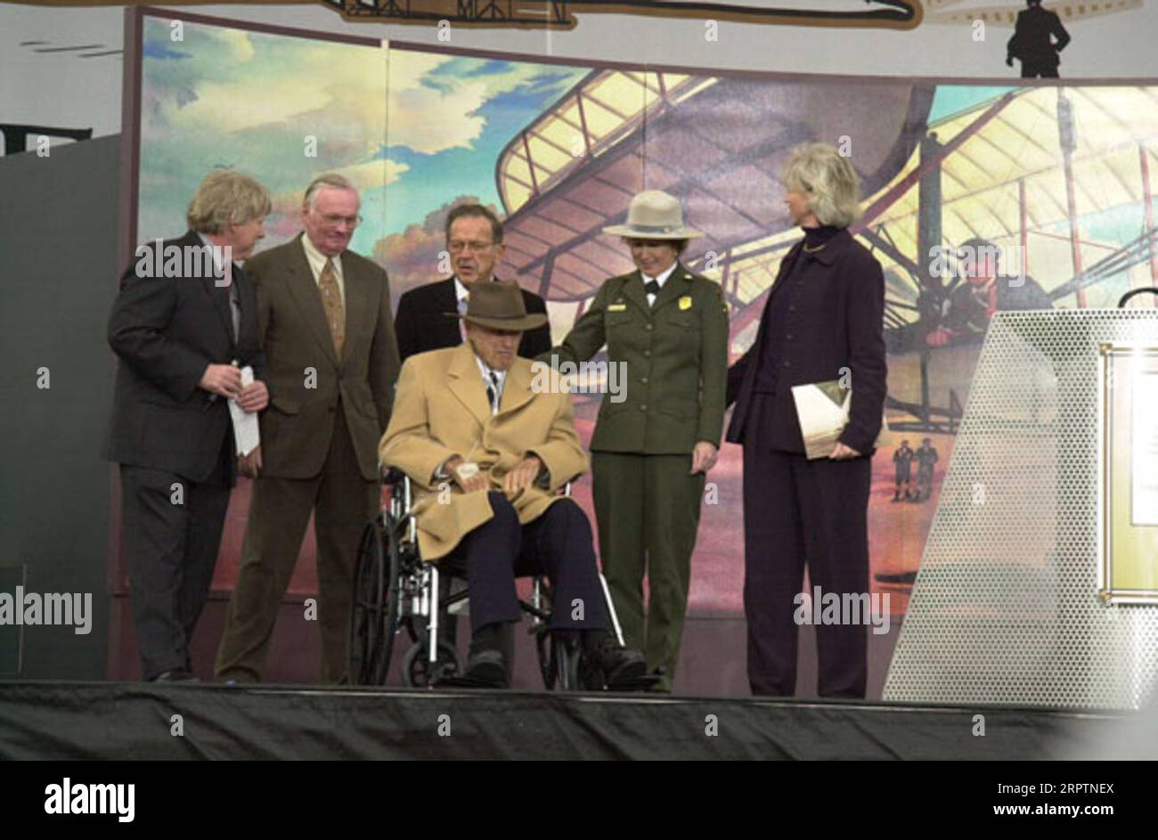 First Flight Society's Rex Peters, astronaut Neil Armstrong, aviation ...