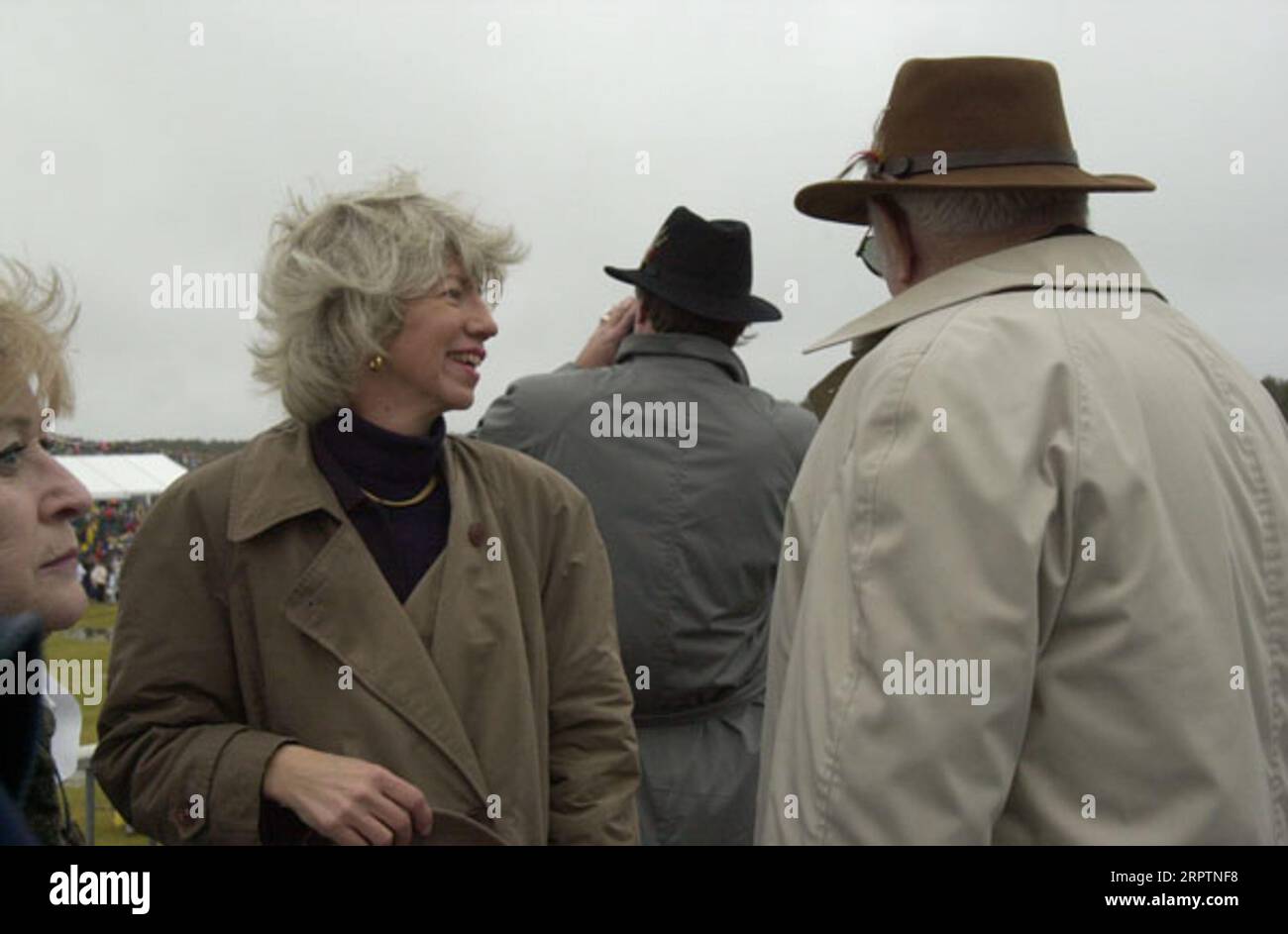 Secretary Gale Norton, center, with her father, Dale Norton, right ...