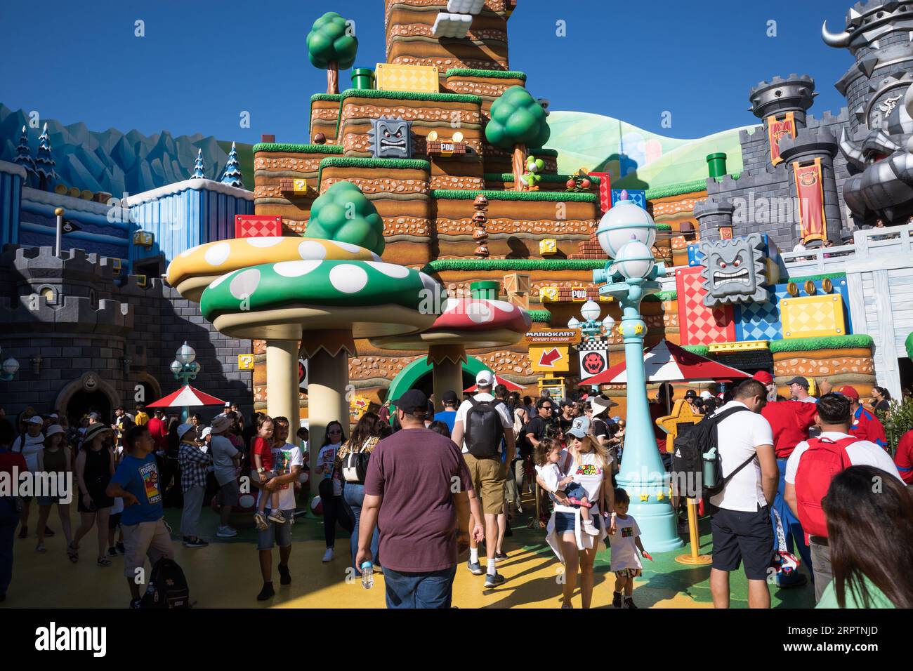 Los Angeles, USA. Aug 25, 2023. Universal Studios Super Mario World in ...