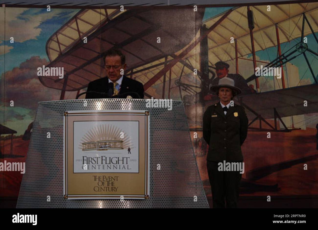 Alaska Senator Ted Stevens at events marking the centennial of the ...