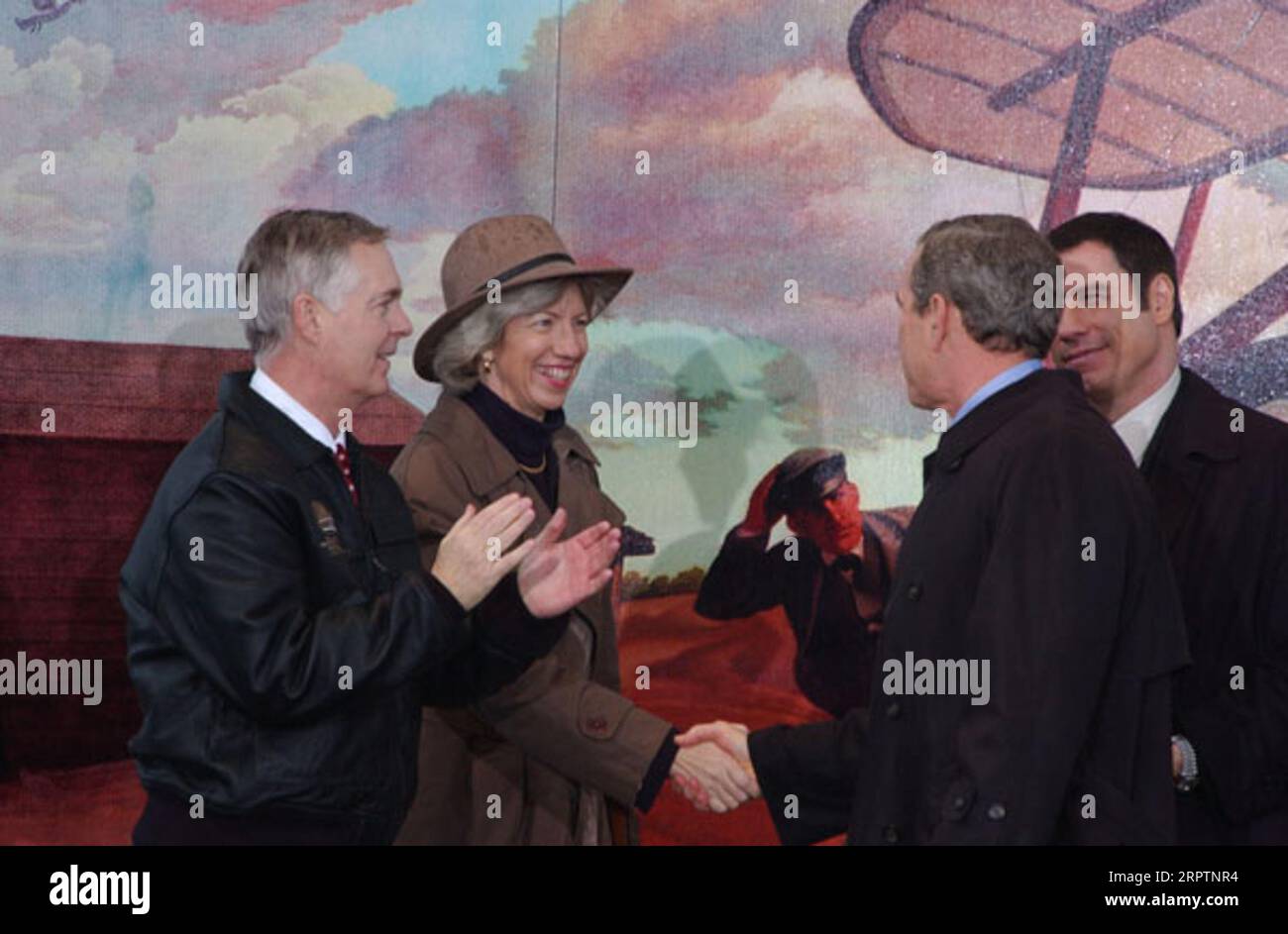 North Carolina Governor Mike Easley, Secretary Gale Norton, President ...
