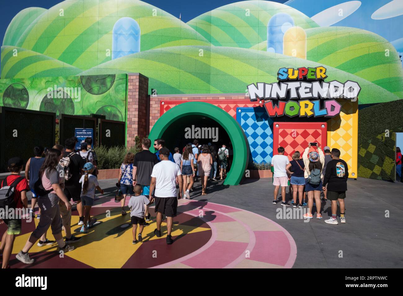 Los Angeles, USA. Aug 25, 2023. Universal Studios Super Mario World in ...