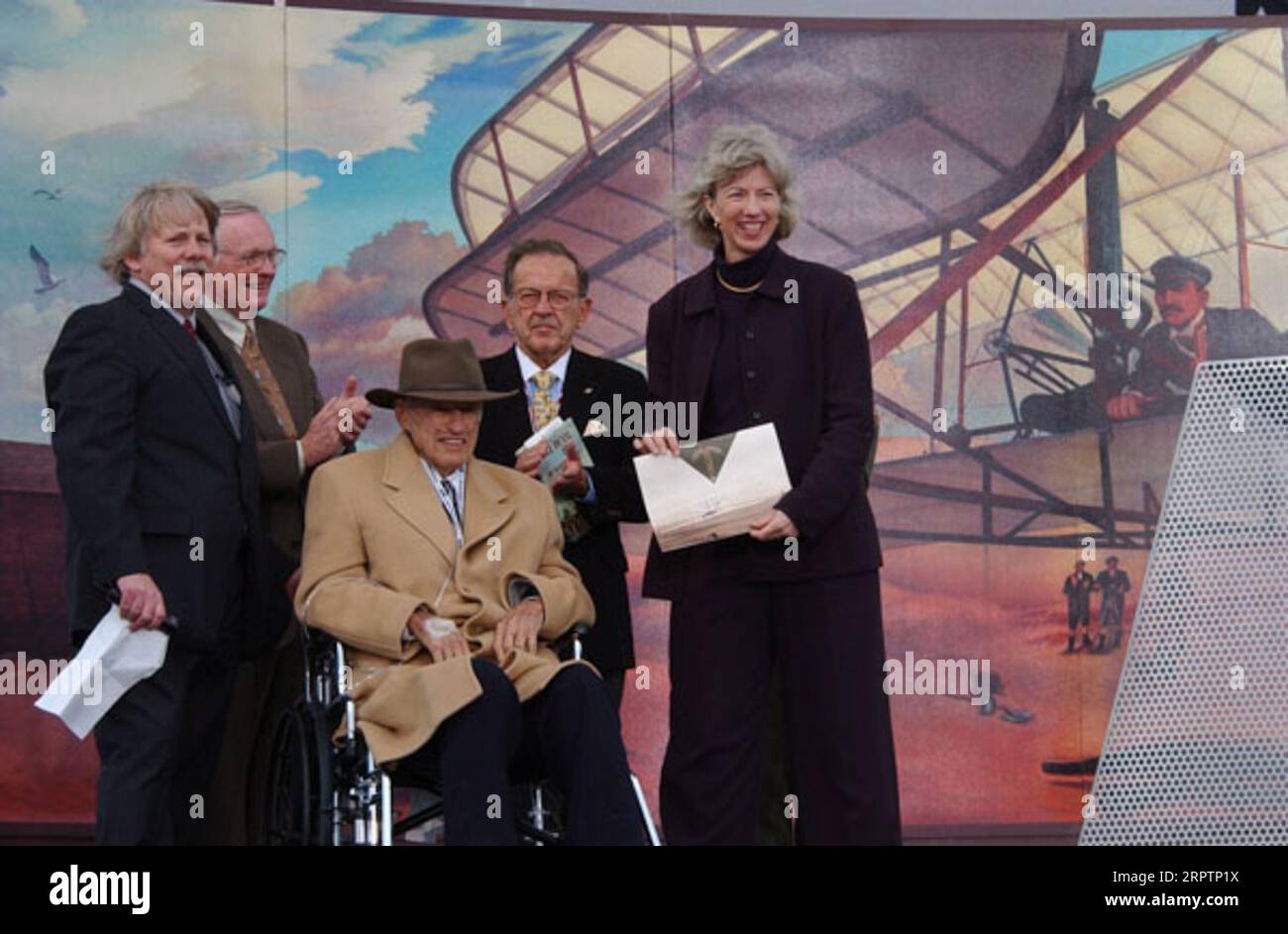 First Flight Society's Rex Peters, aviation pioneer Harry Combs in ...