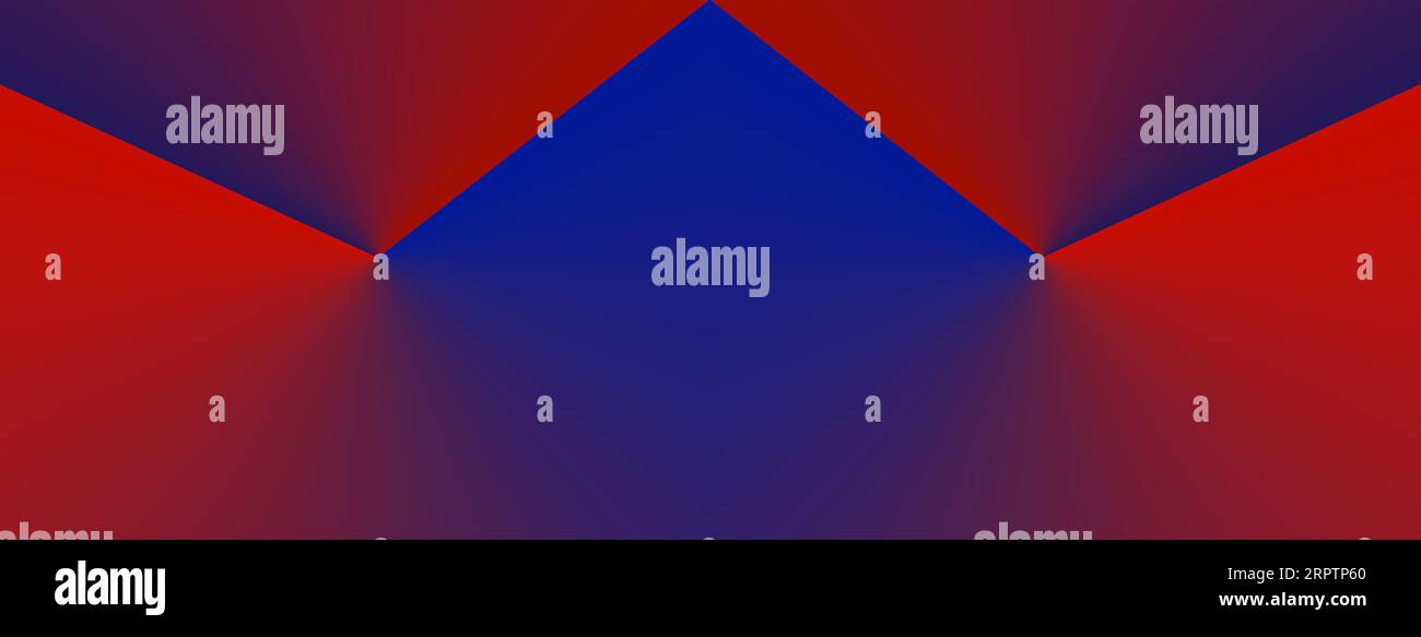 Abstract image with red and blue gradient background. The image is ...