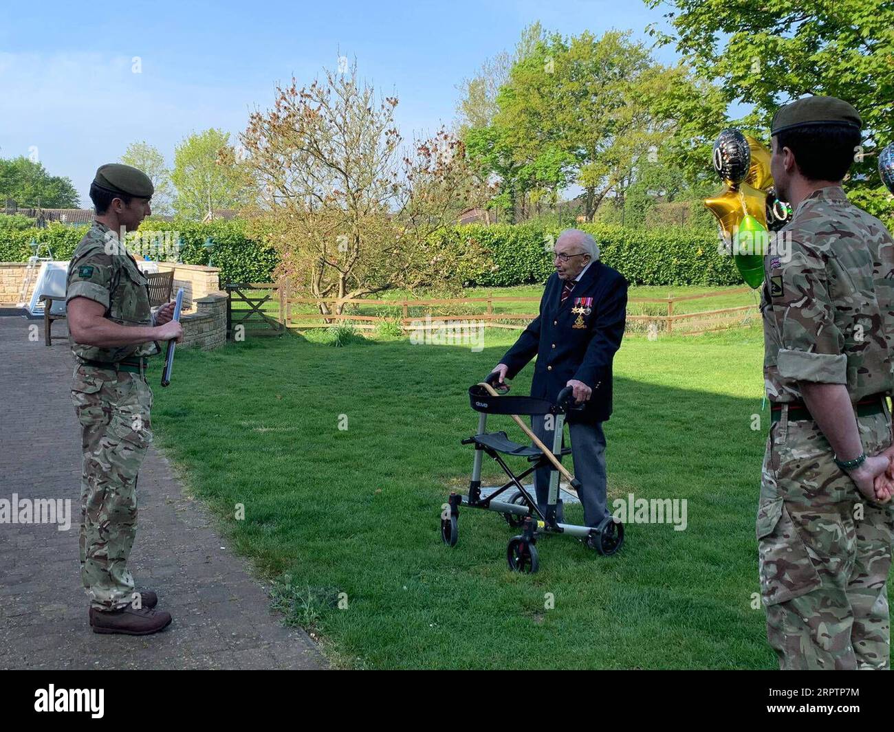 200417 -- LONDON, April 17, 2020 -- Tom MooreC, a retired civil servant ...