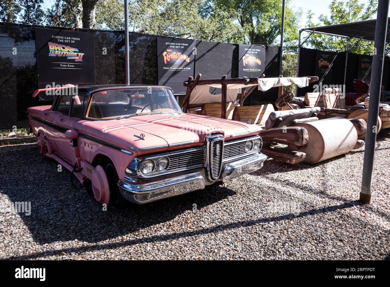 Los Angeles, USA. Aug 25, 2023. Universal Studios backlot tour in ...