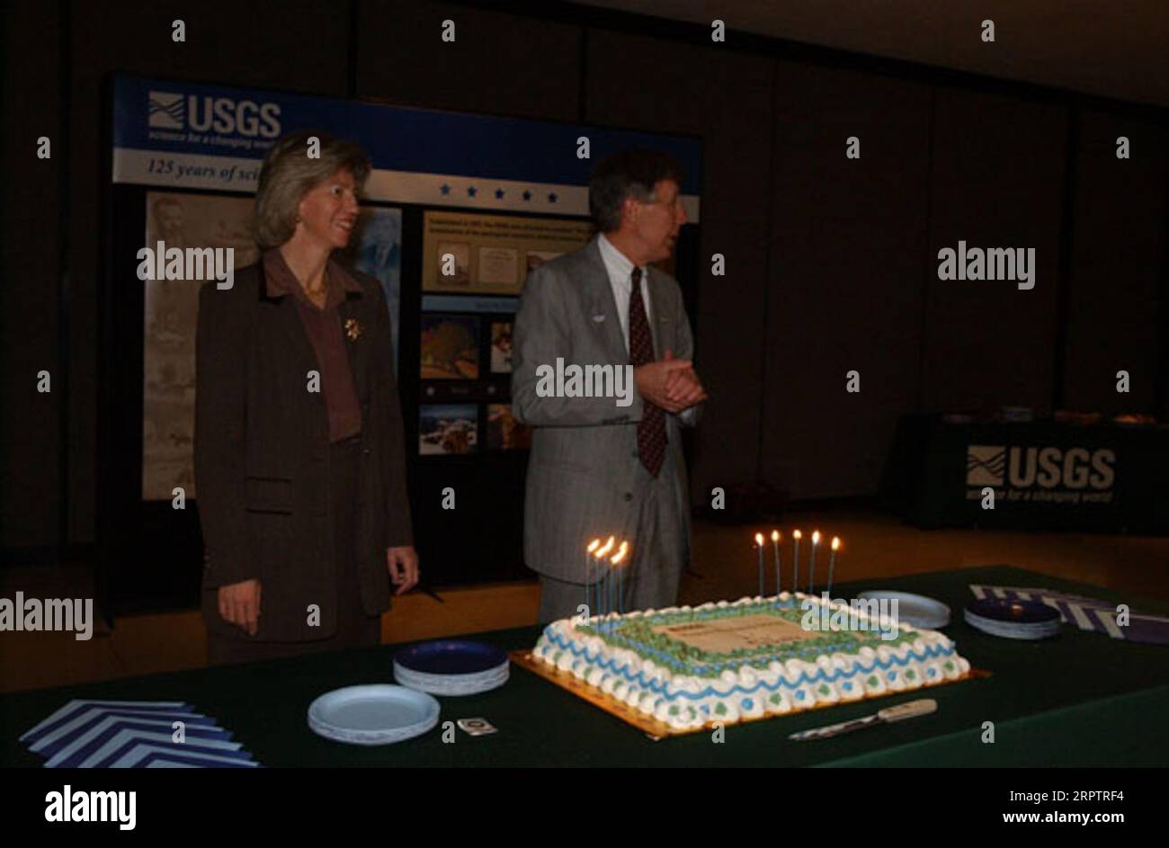 Secretary Gale Norton, left, and U.S. Geological Survey Director ...