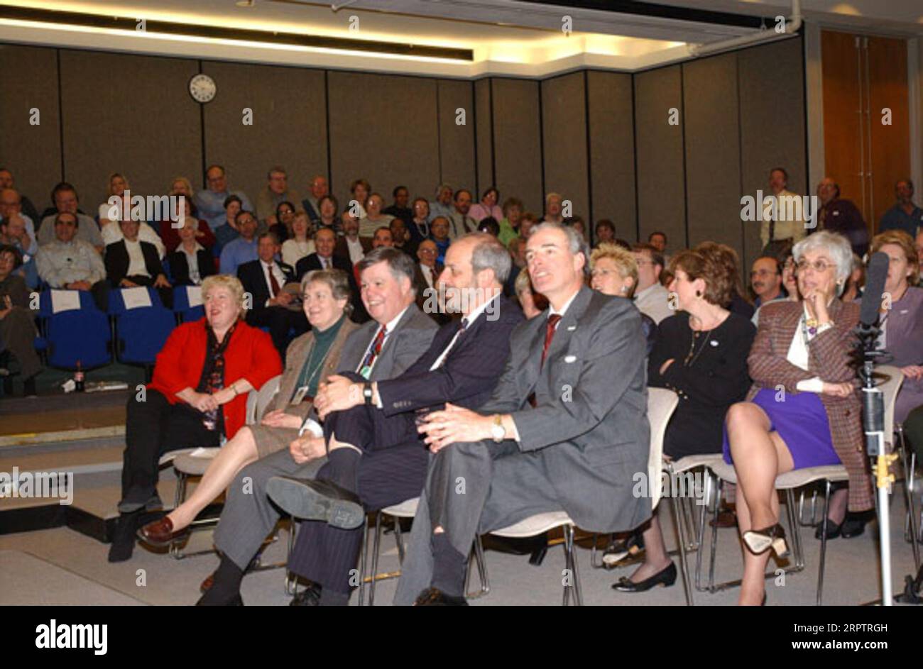 Audience at ceremony in Reston, Virginia marking the 125th anniversary ...