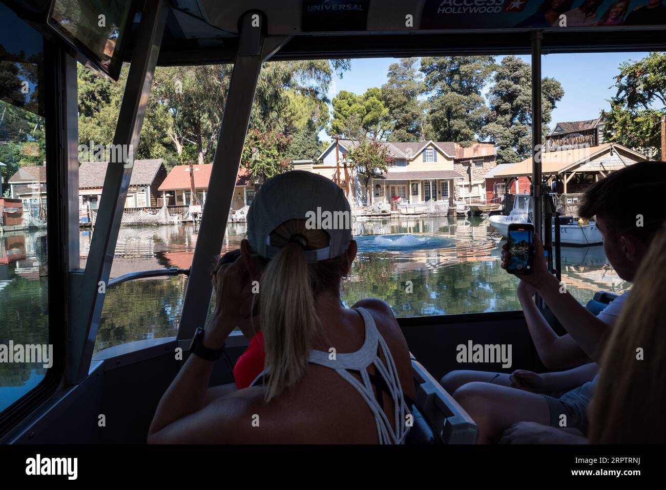 Los Angeles, USA. Aug 25, 2023. Universal Studios backlot tour in ...
