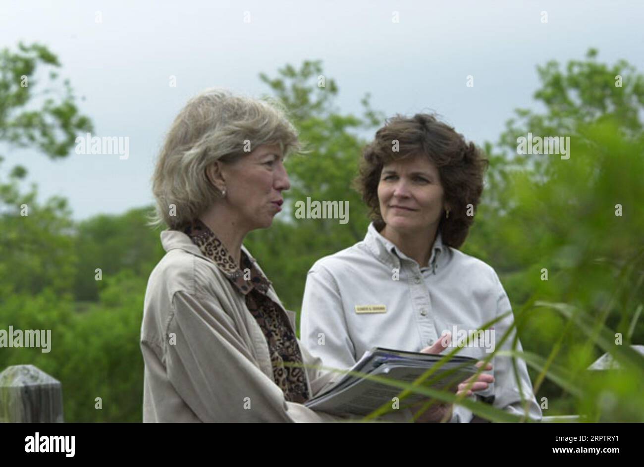 Visit of Secretary Gale Norton to Louisiana to tour Bayou Sauvage ...