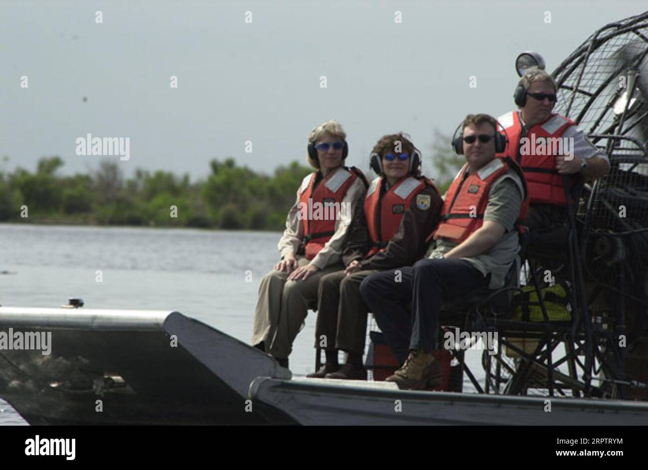 Visit of Secretary Gale Norton to Louisiana to tour Bayou Sauvage ...