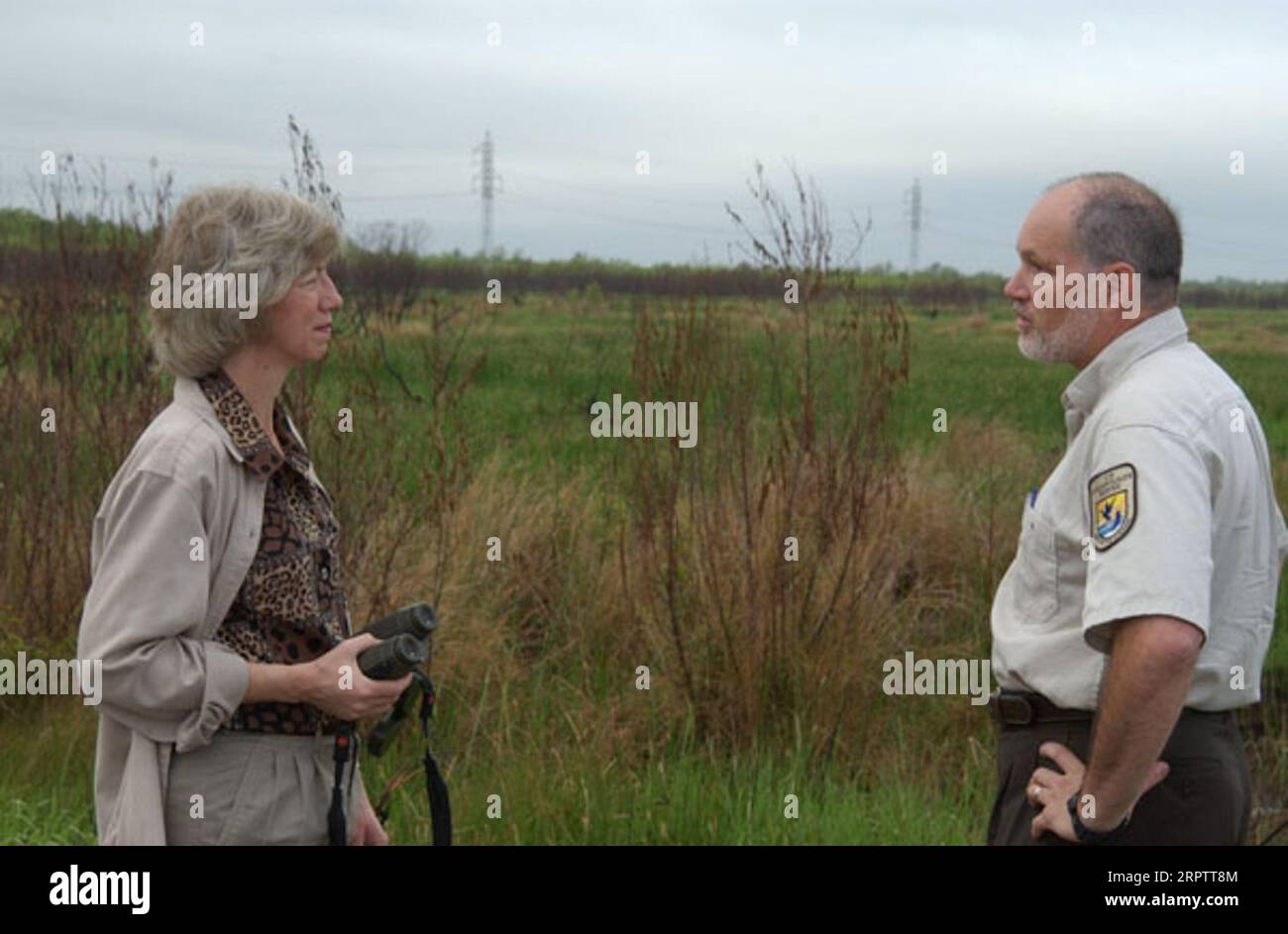 Visit of Secretary Gale Norton to Louisiana to tour Bayou Sauvage ...