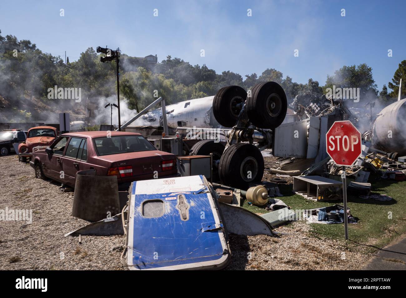 Los Angeles, USA. Aug 25, 2023. Universal Studios backlot tour in ...