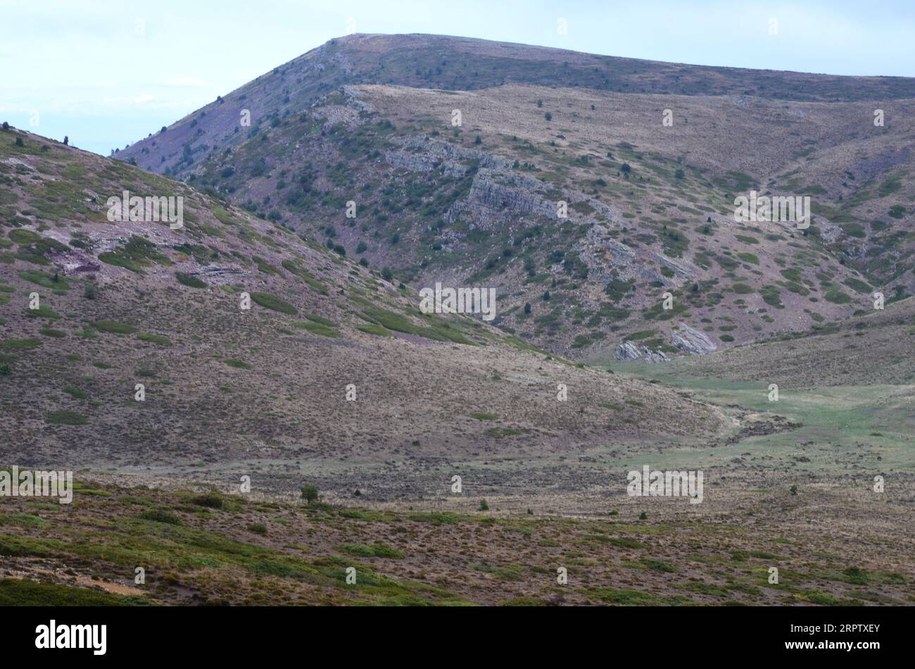 Karst mountains in the Sierra del Moncayo massif, north-eastern Spain ...