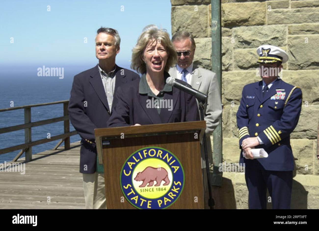 Ceremonies at Point Sur, California, with Secretary Gale Norton ...