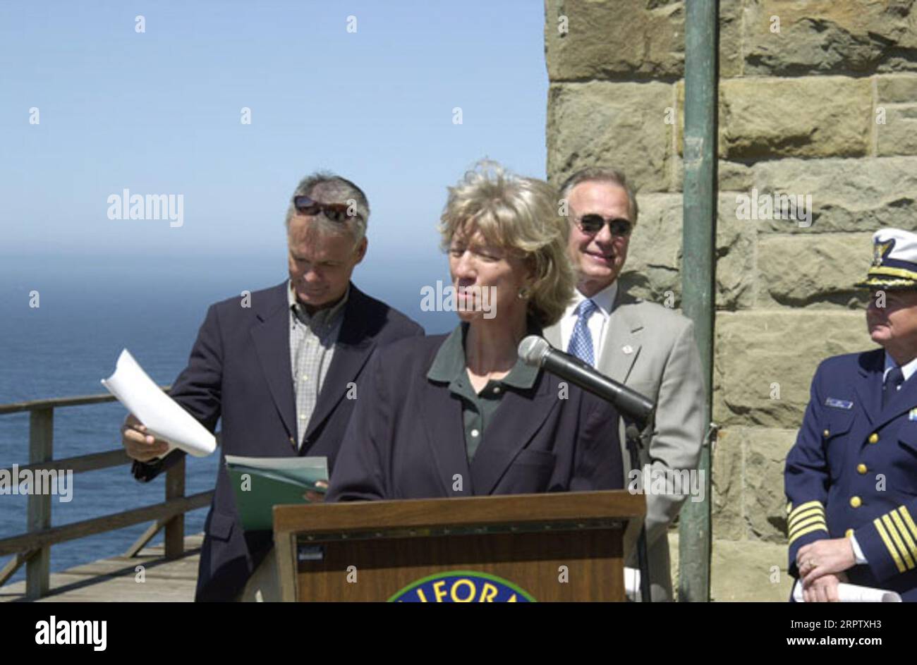 Ceremonies at Point Sur, California, with Secretary Gale Norton ...