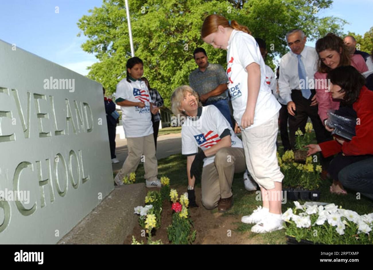 Visit of Secretary Gale Norton to Stockton, California for Take Pride ...