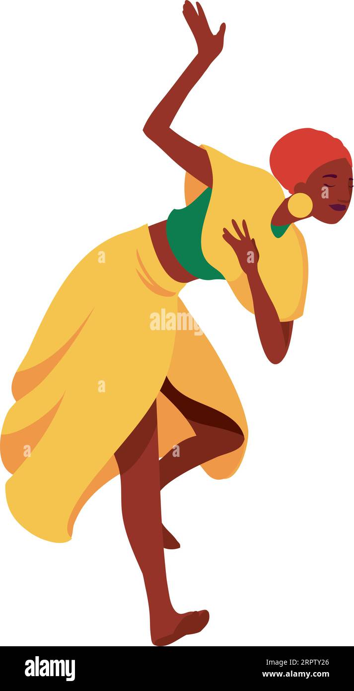 african woman dancing icon Stock Vector Image & Art - Alamy