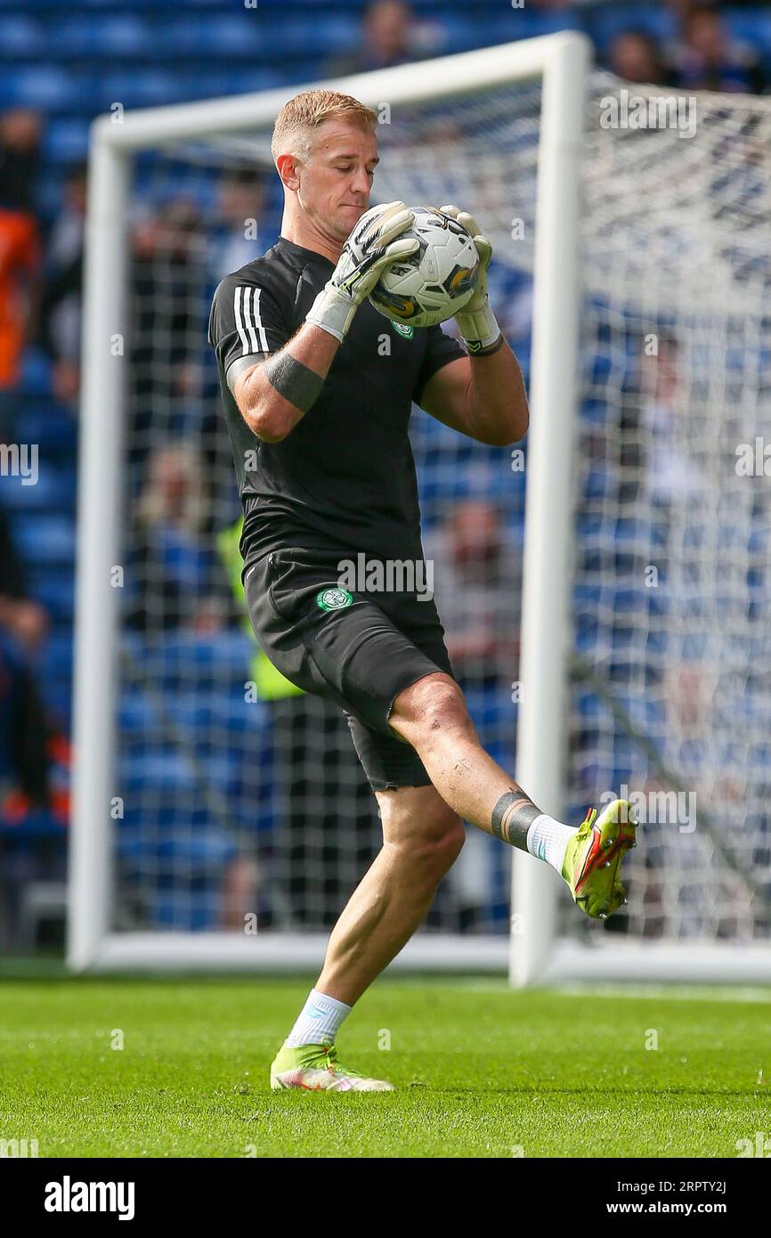 JOE HART, who plays as goalkeeper for the Scottish Premier team, Celtic ...
