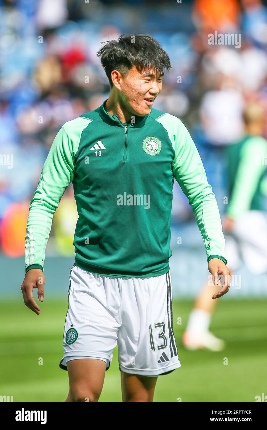 HYUNJUN YANG, who plays as forward for the Scottish Premier team ...