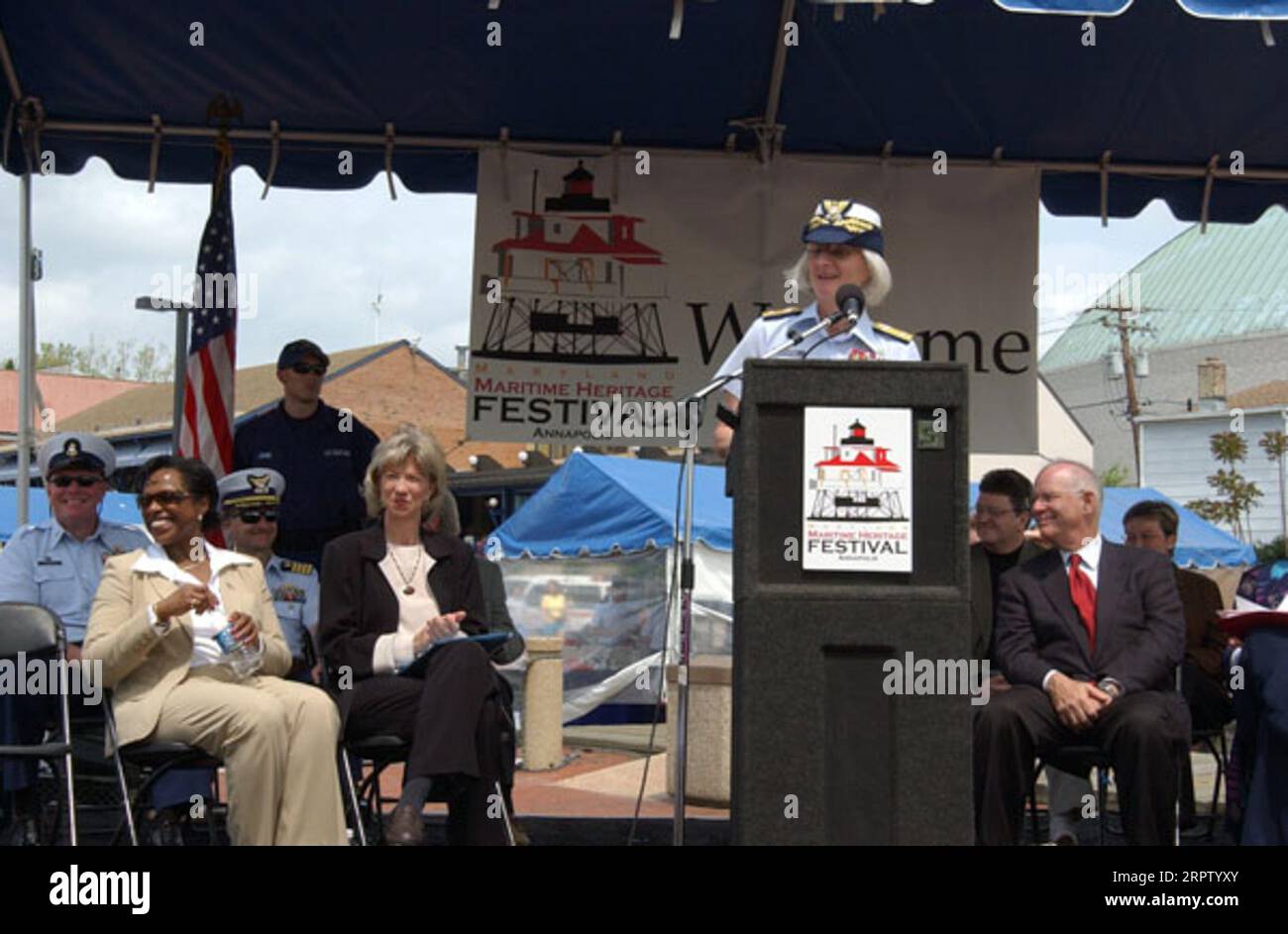 Rear Admiral Sally Brice-O'Hara, Commander of the 5th District U.S ...