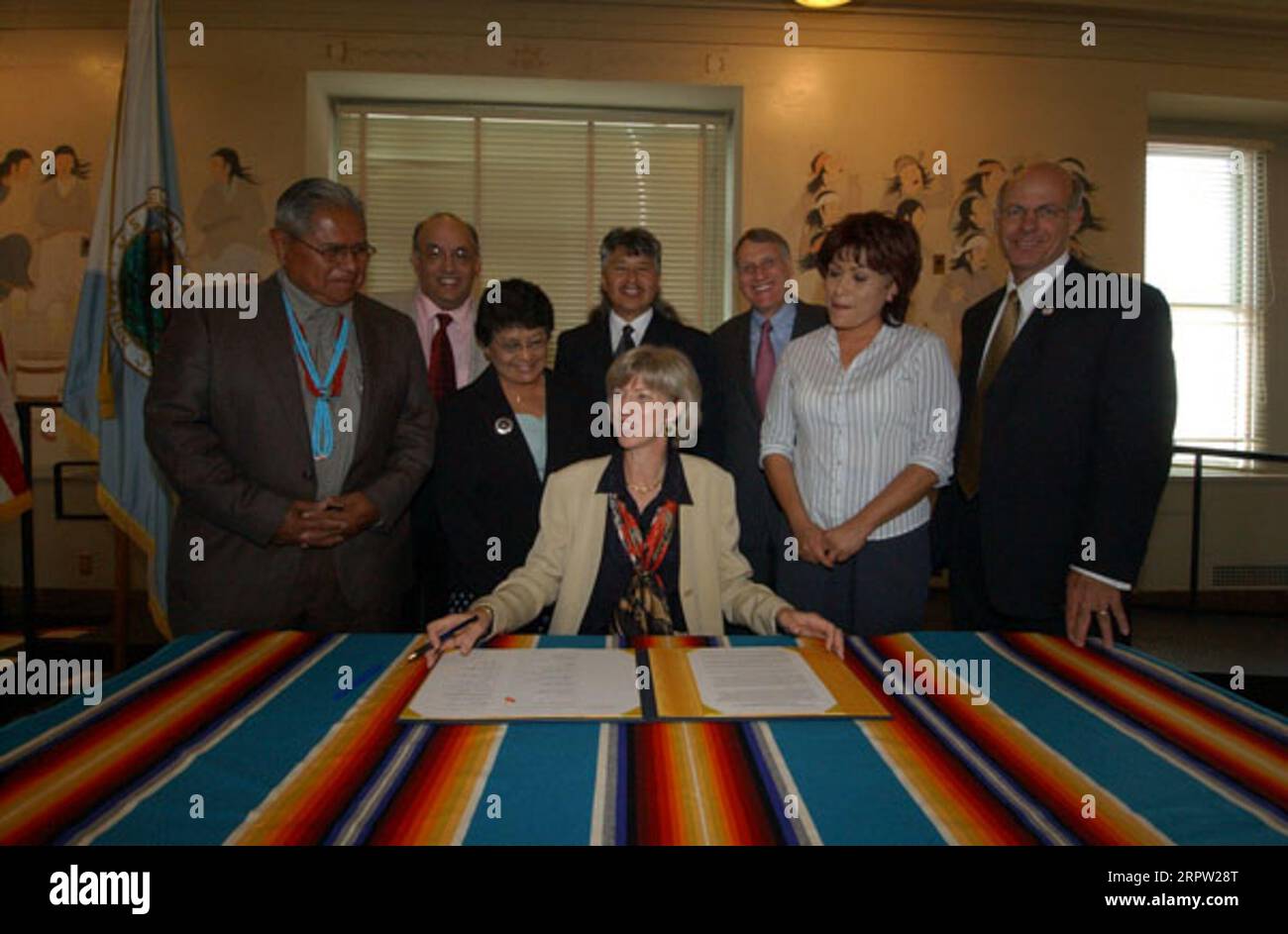 Zuni leader Wilford Eriacho, Assistant Secretary for Indian Affairs ...