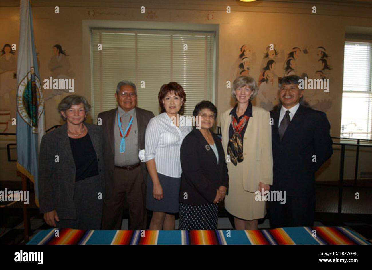 Secretary Gale Norton with Zuni representatives, including Zuni Water ...