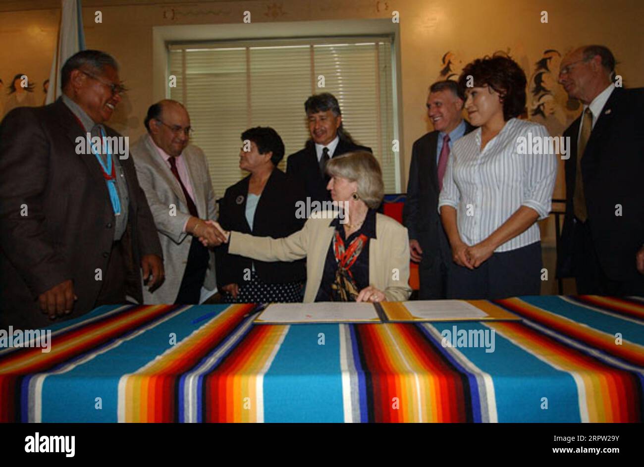 Zuni leader Wilford Eriacho, Assistant Secretary for Indian Affairs ...