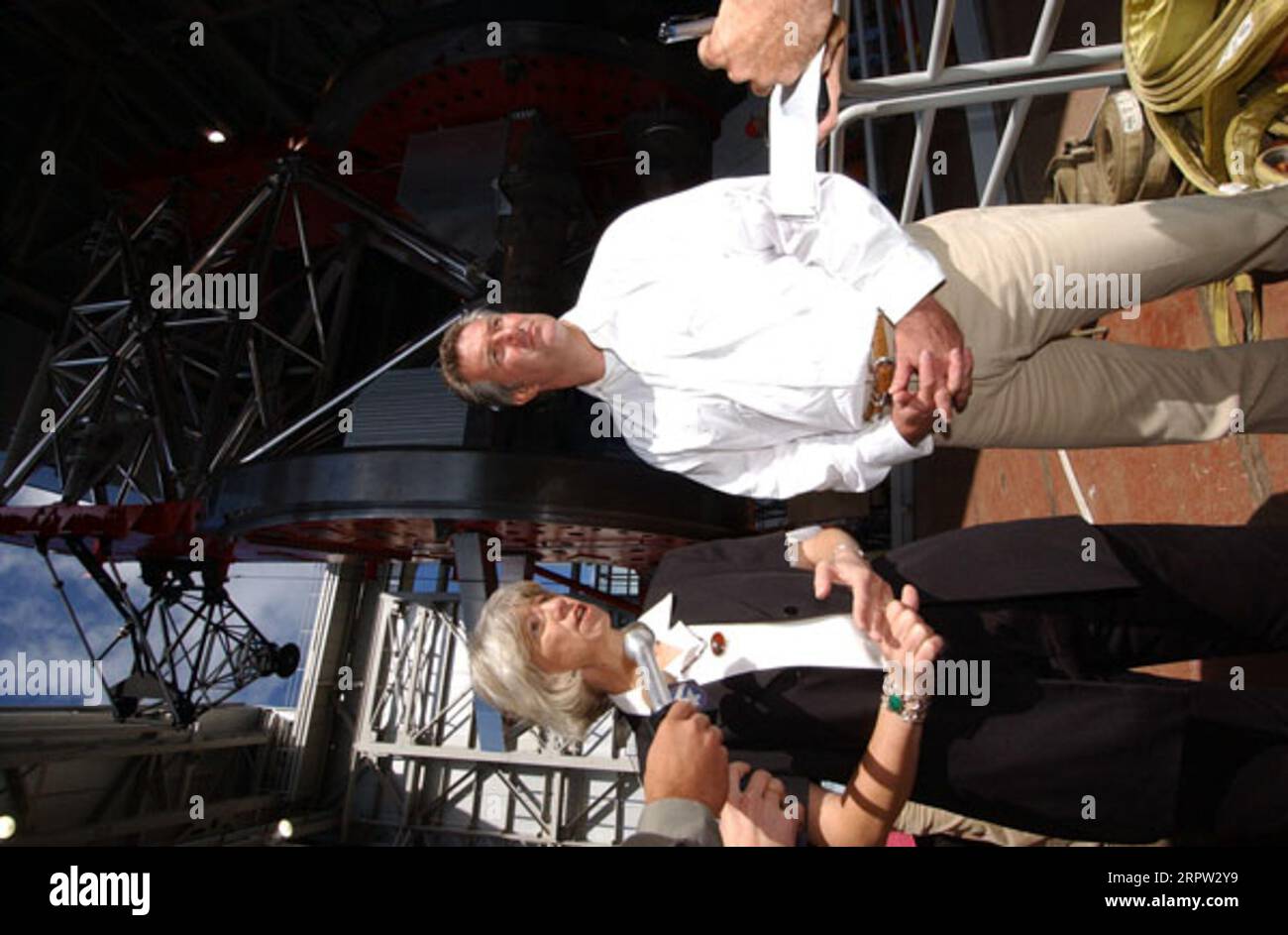 Secretary Gale Norton with Arizona Congressman Rick Renzi, right ...
