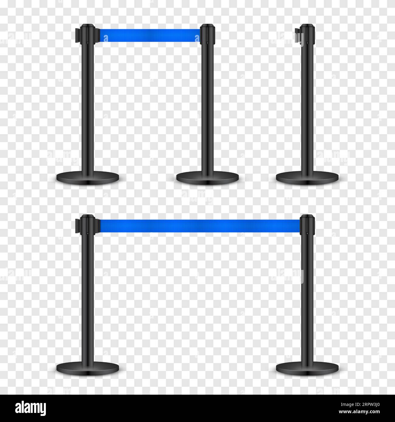 Blue ribbon belt Stock Vector Images - Alamy