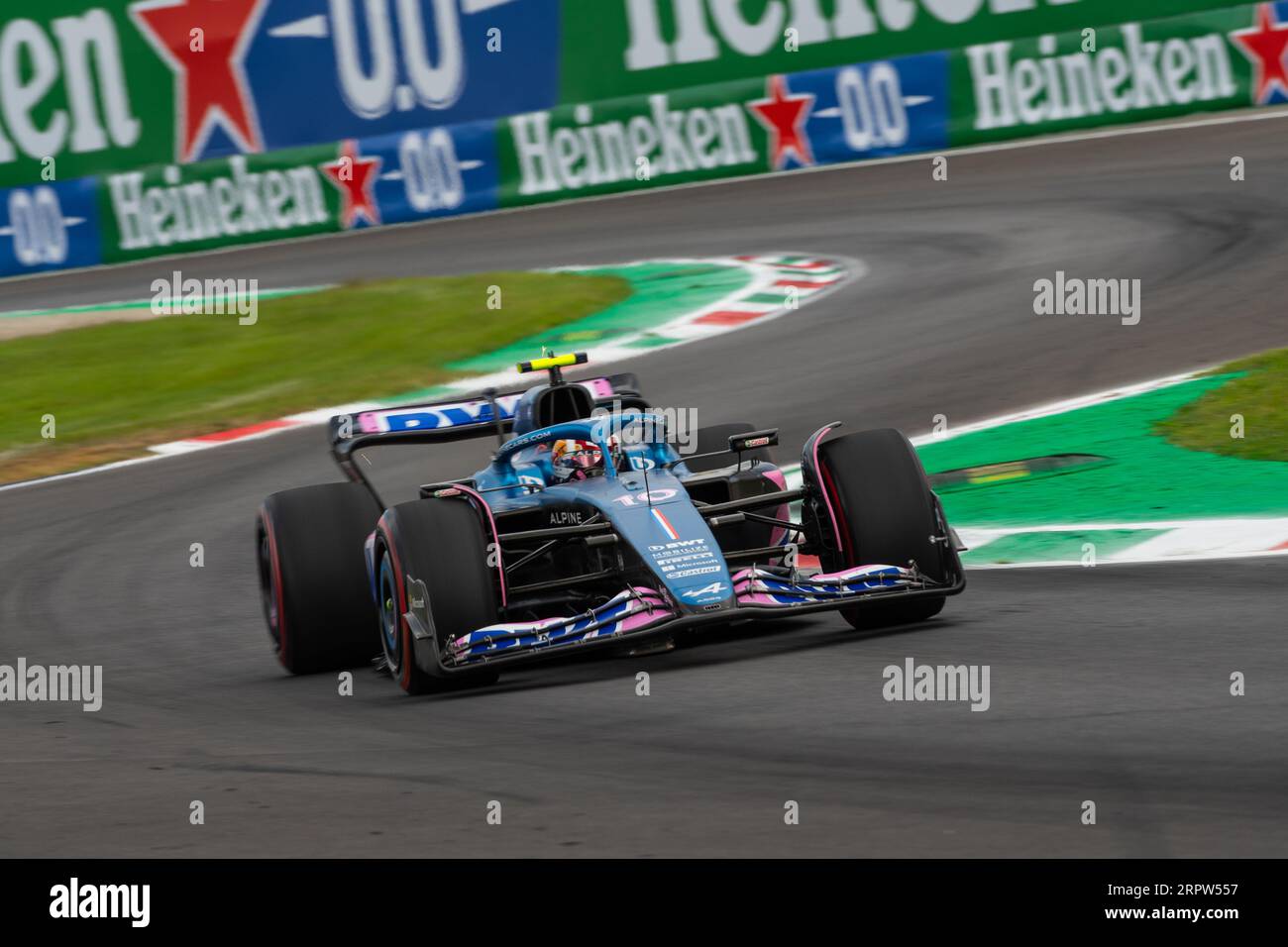 Monza, Italy - 01 SEPT 2023, #10 Pierre Gasly (FRA, Alpine), Free ...