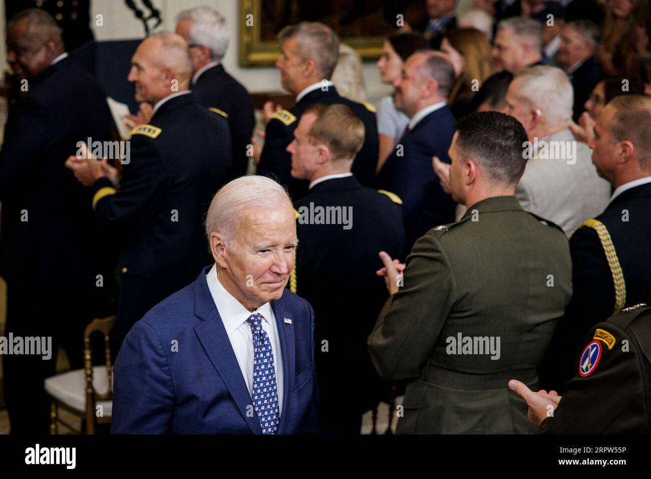 Washington, United States. 05th Sep, 2023. President Joe Biden leaves ...