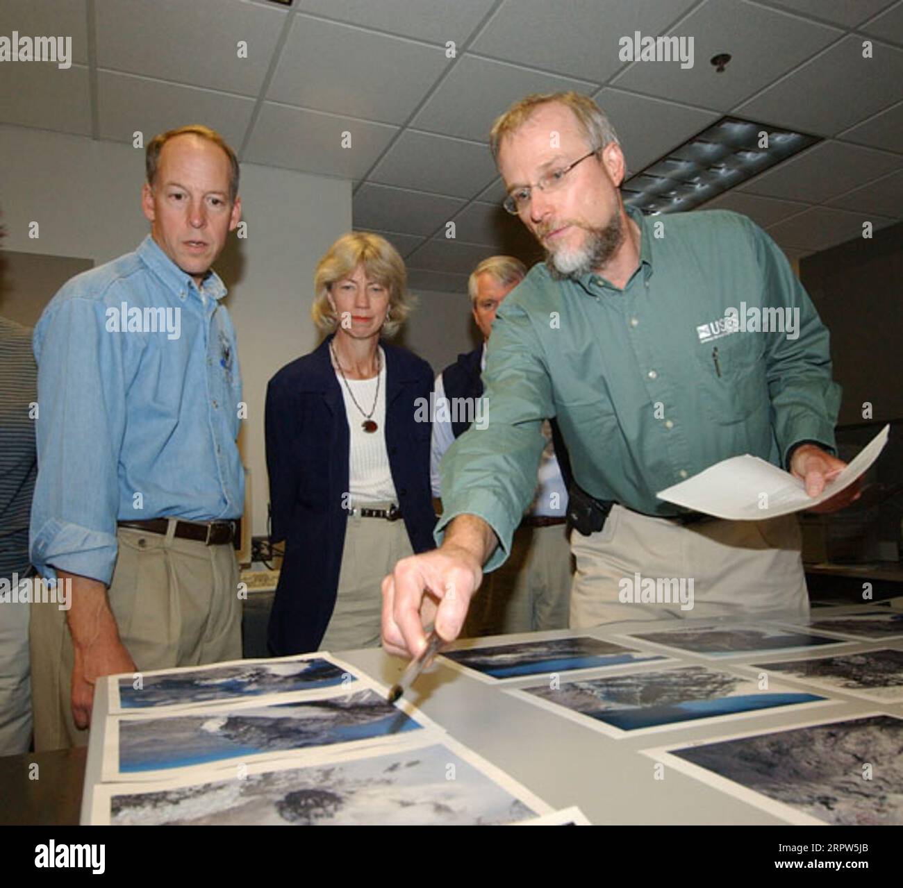 Visit of Oregon Congressman Greg Walden, Secretary Gale Norton, and ...