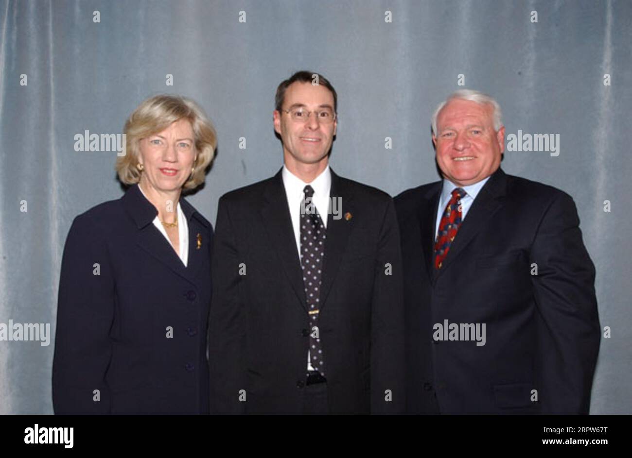 Outgoing Deputy Secretary J. Steven Griles, far right, making final ...