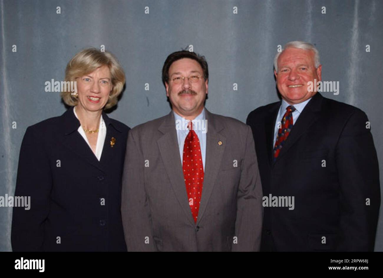 Outgoing Deputy Secretary J. Steven Griles, far right, making final ...