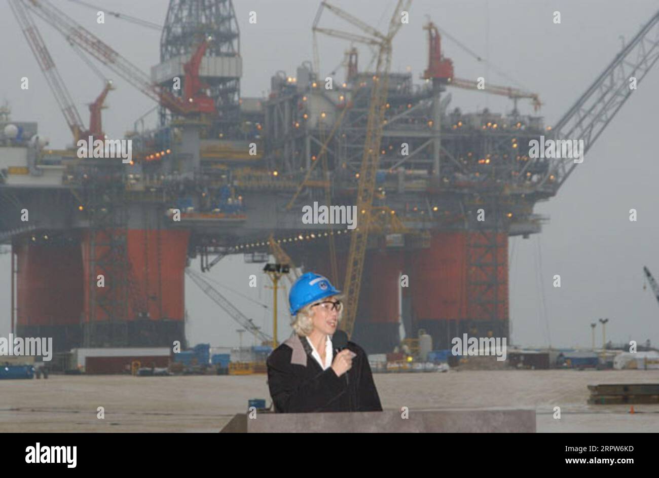 Secretary Gale Norton speaking at events marking the dedication of the ...