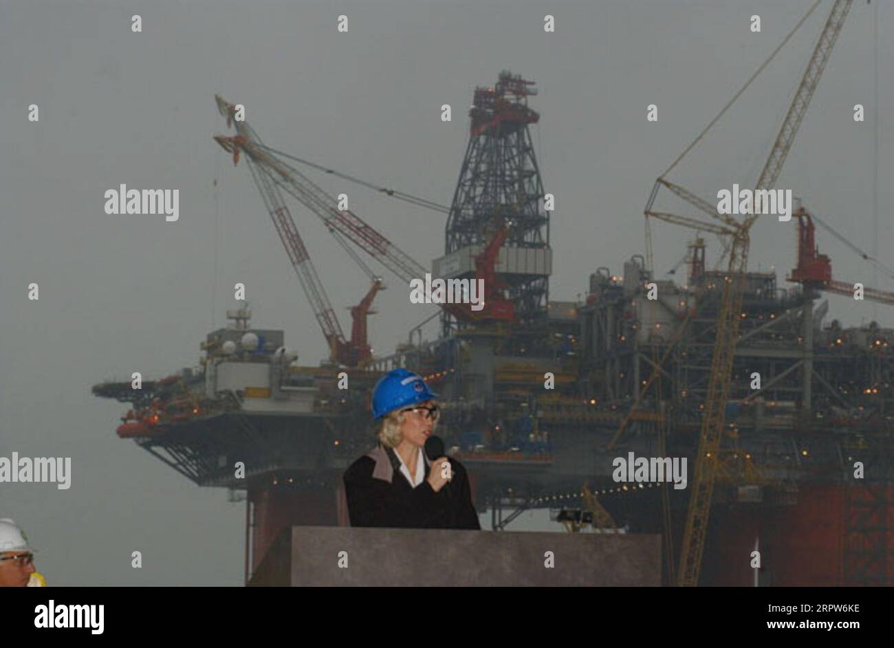 Secretary Gale Norton speaking at events marking the dedication of the ...