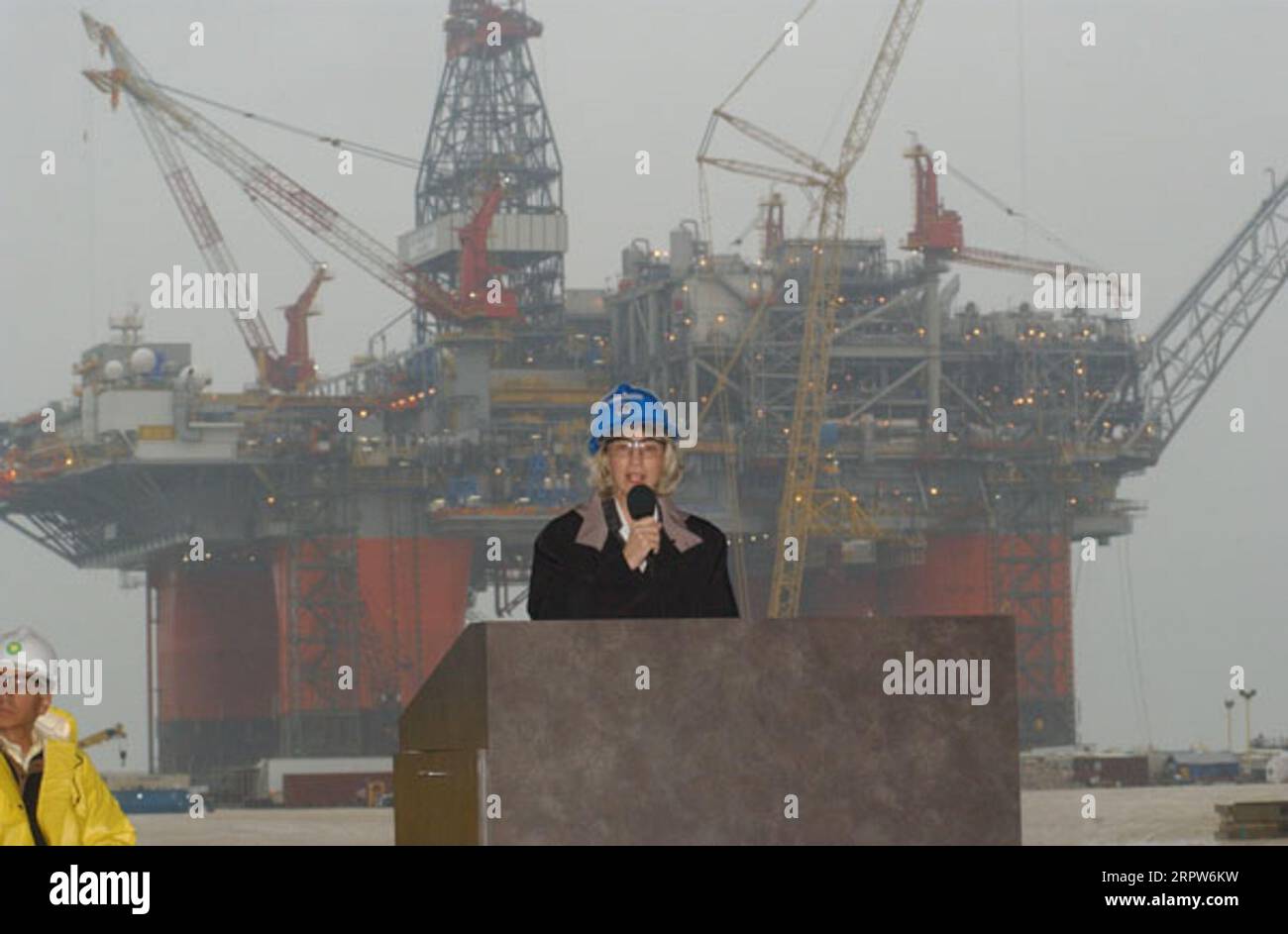 Secretary Gale Norton speaking at events marking the dedication of the ...