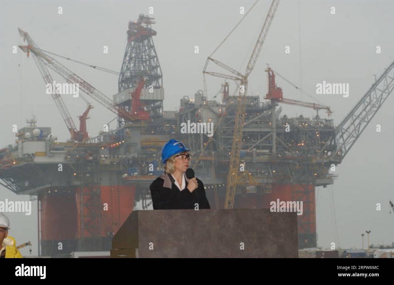 Secretary Gale Norton speaking at events marking the dedication of the ...