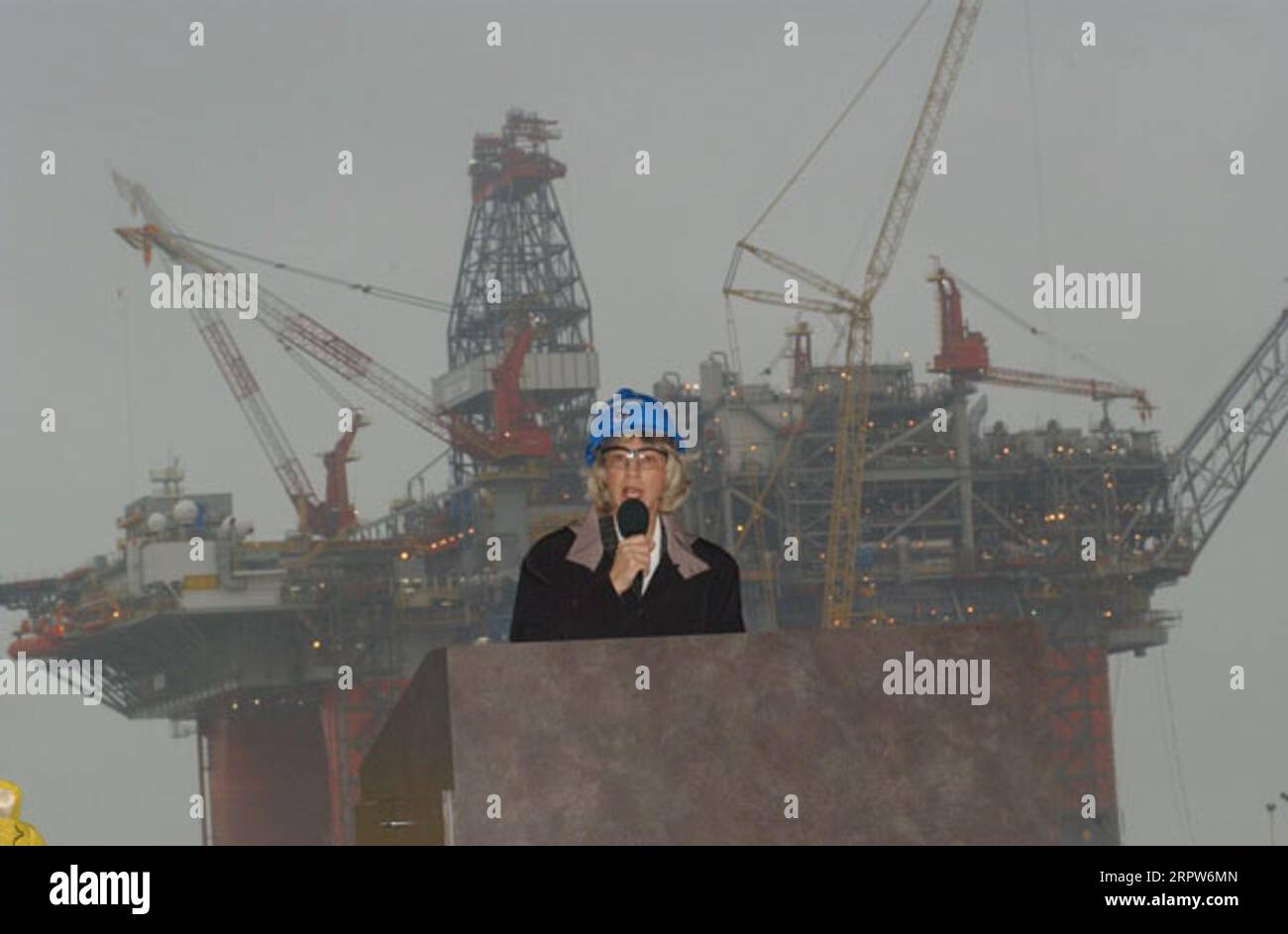 Secretary Gale Norton speaking at events marking the dedication of the ...