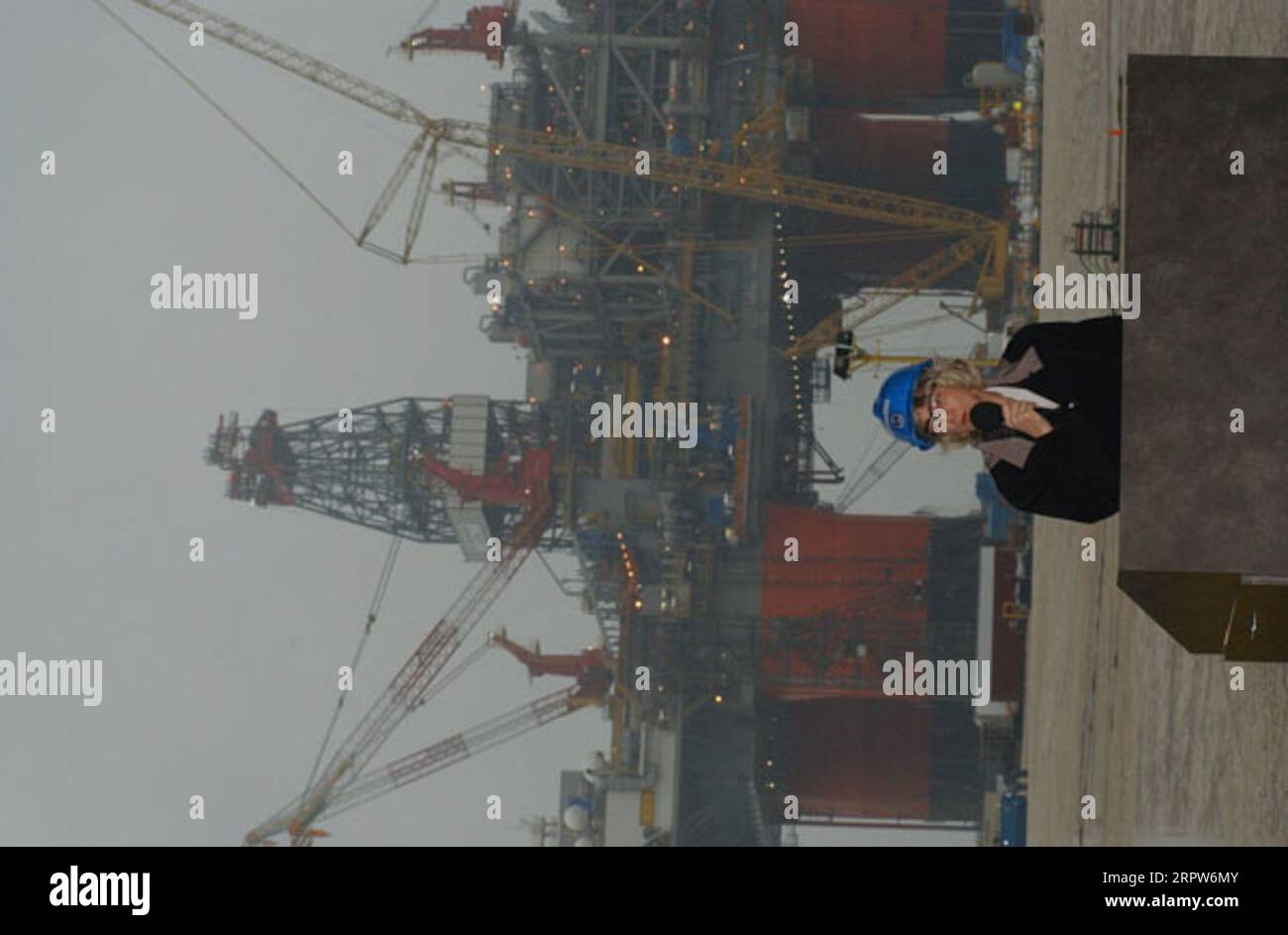 Secretary Gale Norton speaking at events marking the dedication of the ...