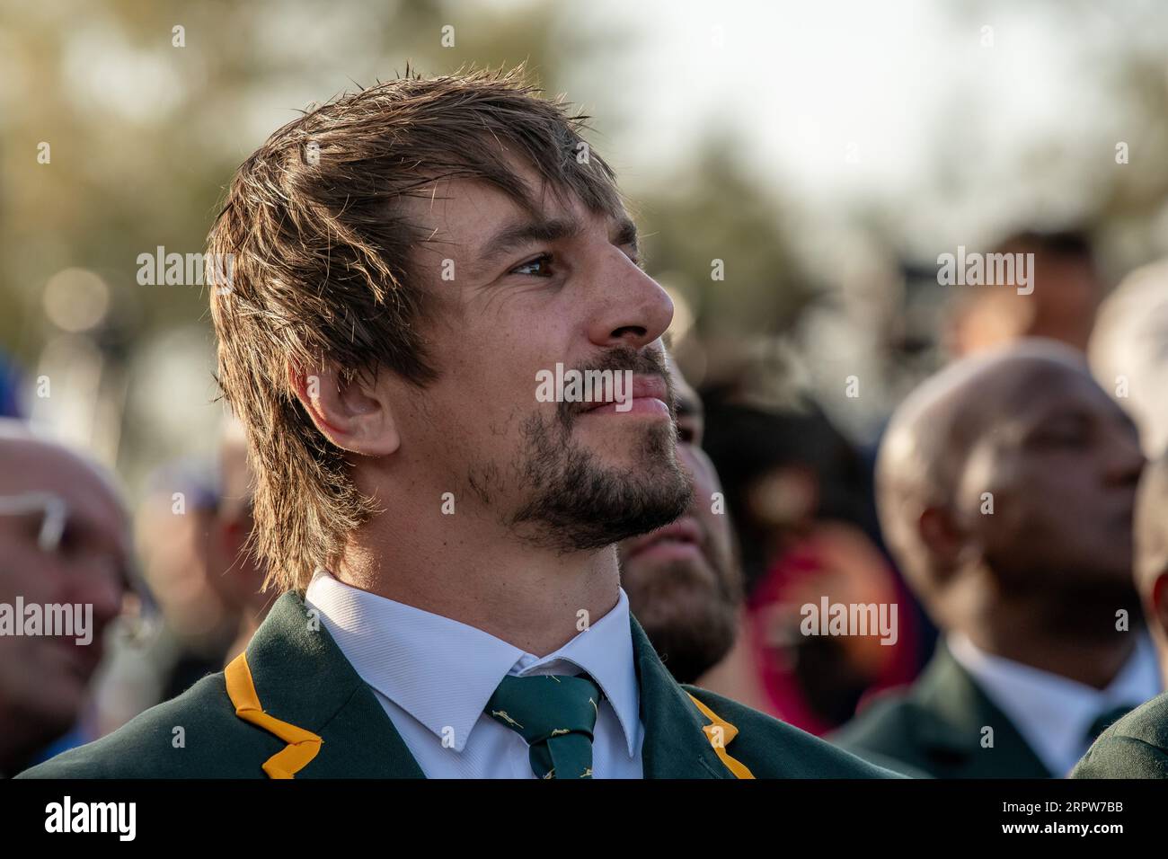 Eben Etzebeth seen during the ceremony. The official ceremony to ...
