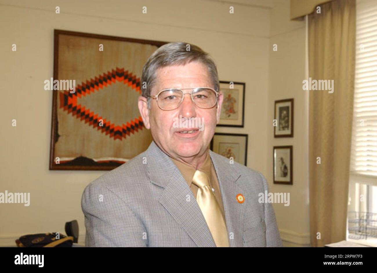 Bureau of Indian Affairs Director, William Patrick Ragsdale, at ...