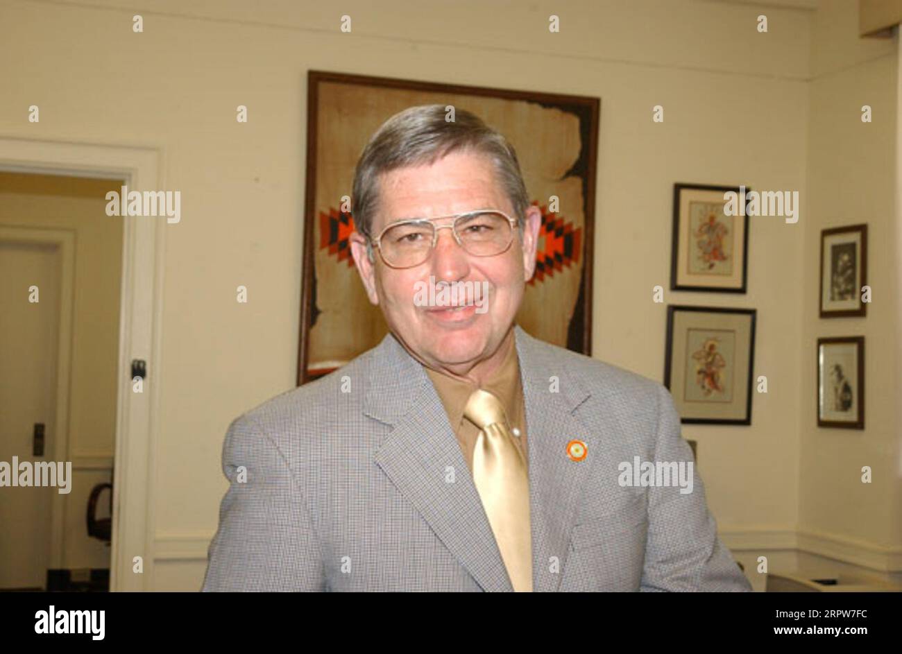 Bureau of Indian Affairs Director, William Patrick Ragsdale, at ...