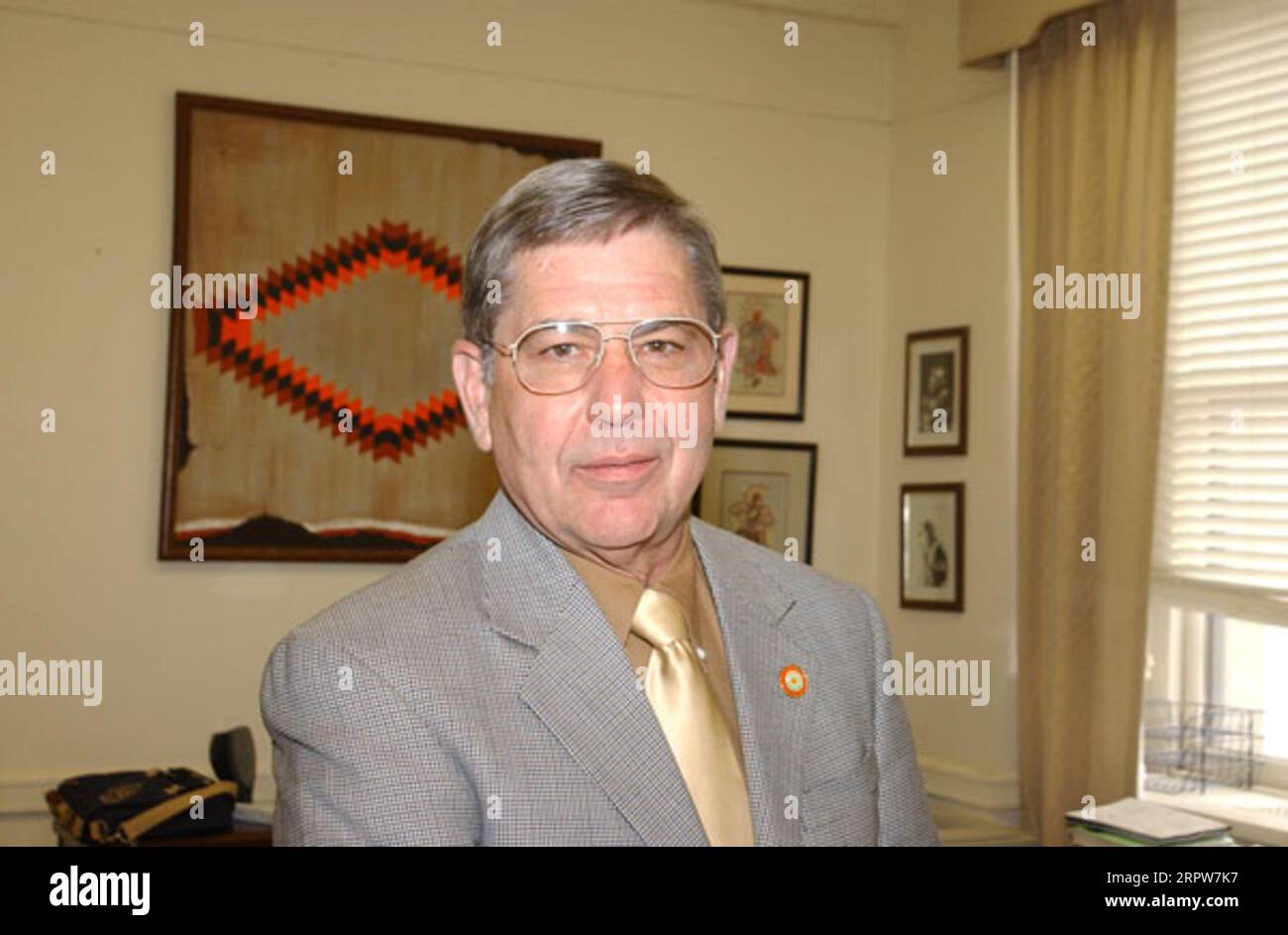 Bureau of Indian Affairs Director, William Patrick Ragsdale, at ...