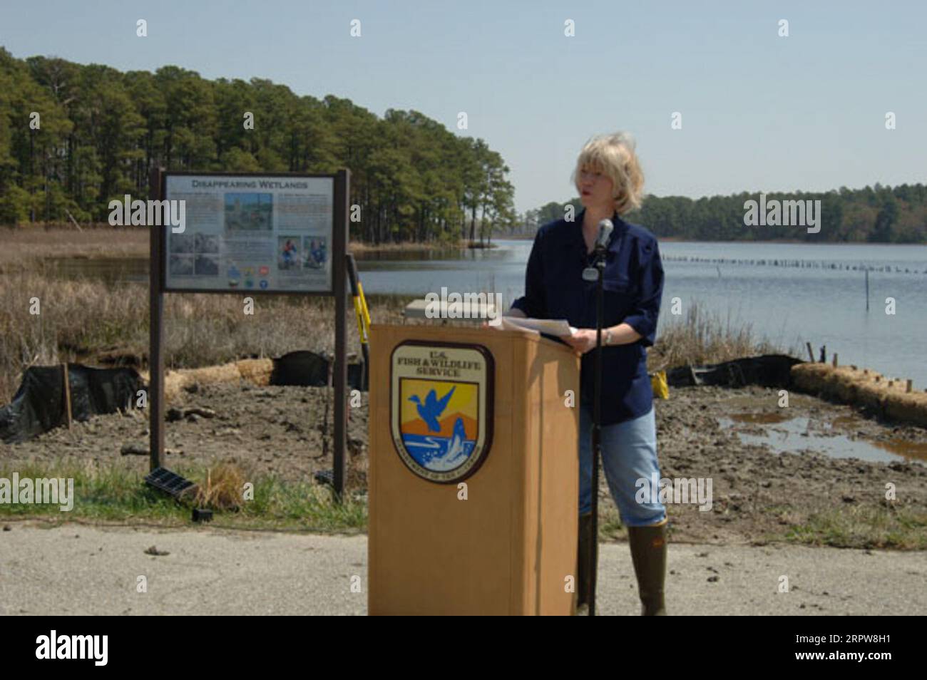 Visit of Secretary Gale Norton, in advance of Earth Day, to Blackwater ...