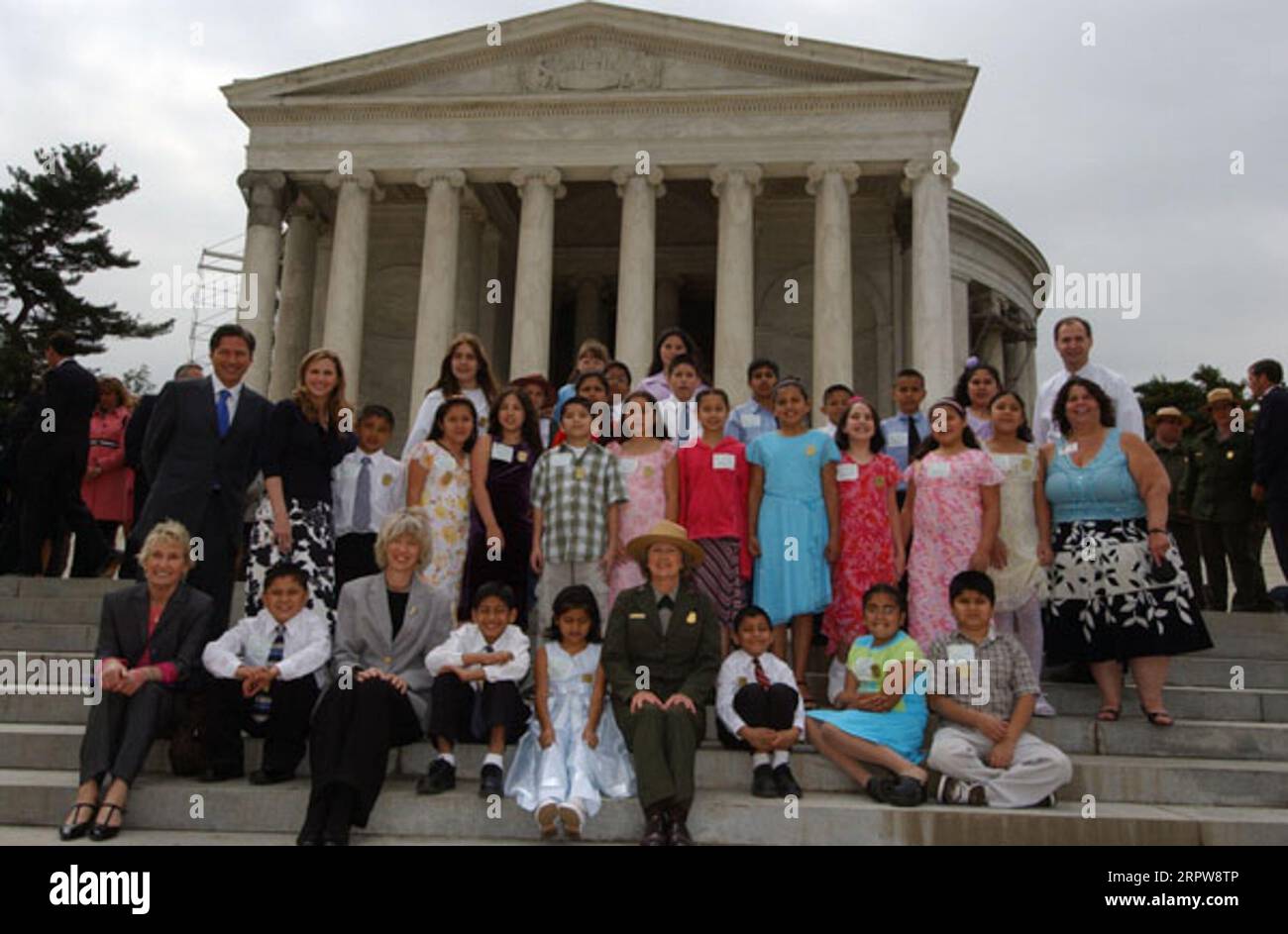 Secretary Gale Norton, front row third from left, National Park Service ...
