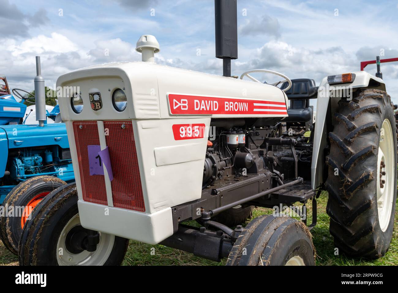 Low Ham.Somerset.United Kingdom.July 23rd 2023.A restored David Brown ...